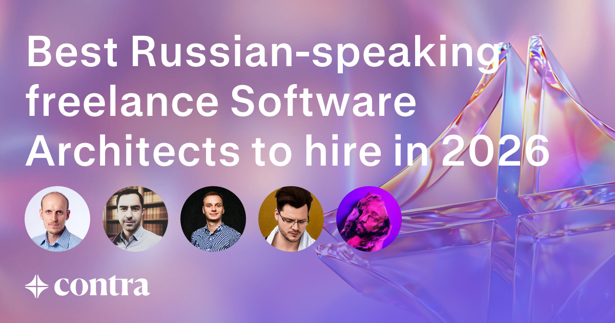 Russian-speaking Software Architecture freelancers