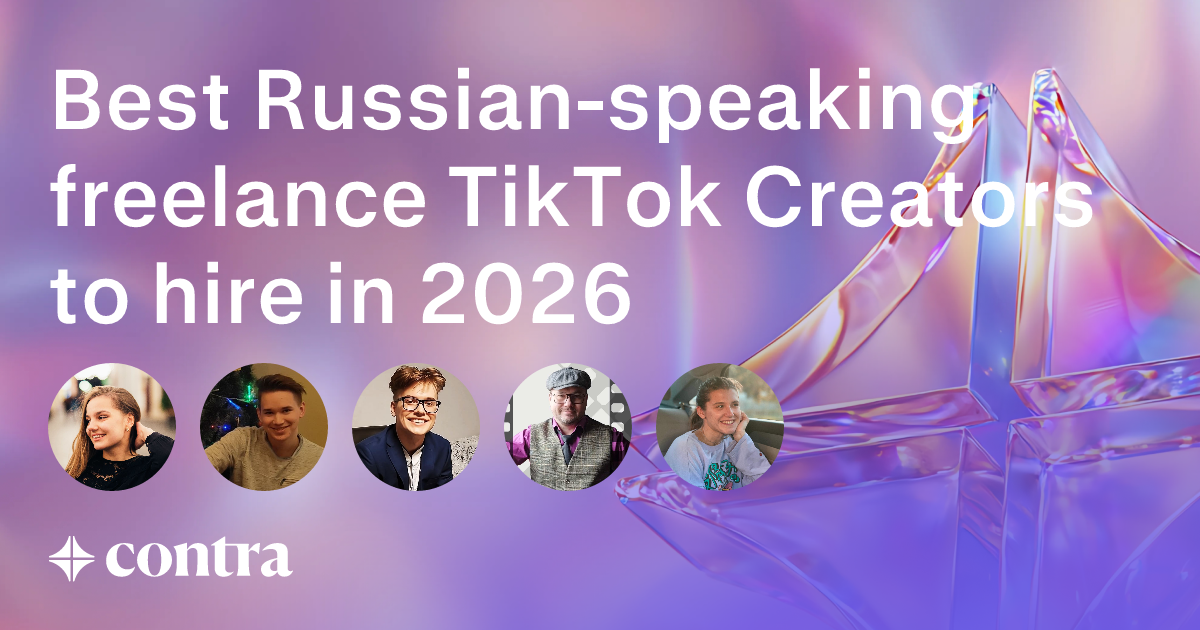 Russian-speaking TikTok Creation freelancers