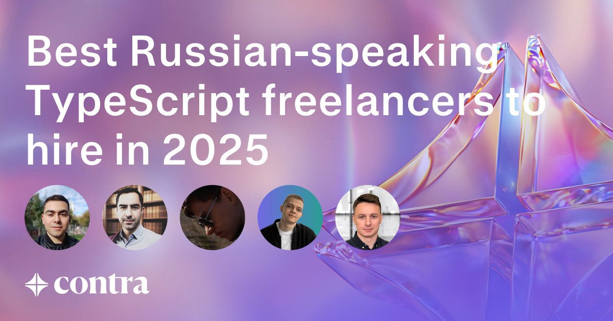 Best Russian-speaking TypeScript freelancers to hire in 2025