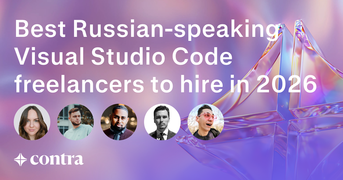 Best Russian-speaking Visual Studio Code freelancers to hire in 2025