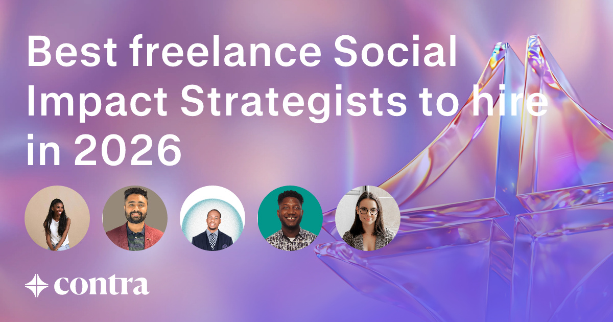 Social Impact Strategy freelancers
