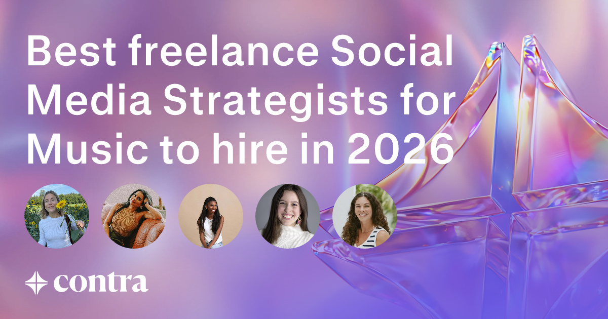 Social Media Strategy freelancers for Music