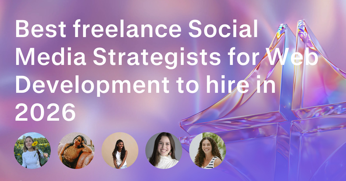 Social Media Strategy freelancers for Web Development