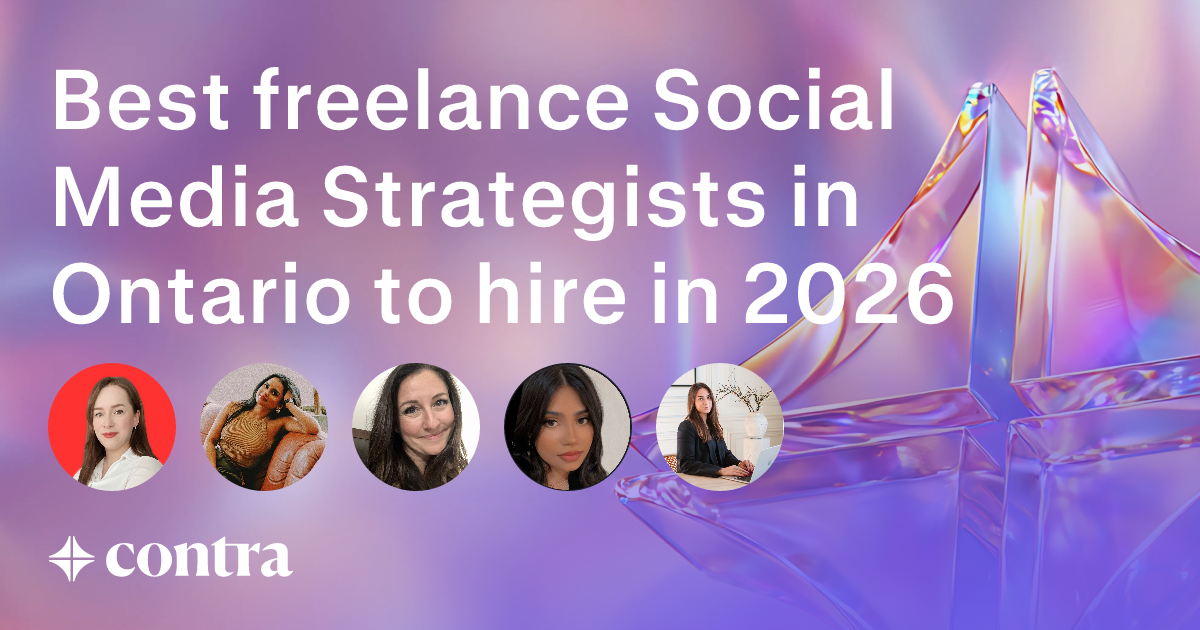 Social Media Strategy freelancers in Ontario