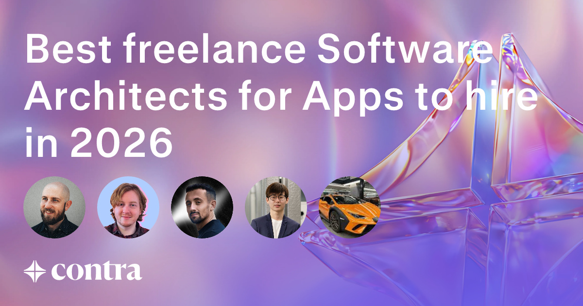 Software Architecture freelancers for Apps
