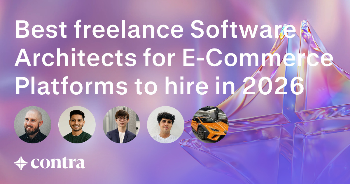 Software Architecture freelancers for E-Commerce Platforms