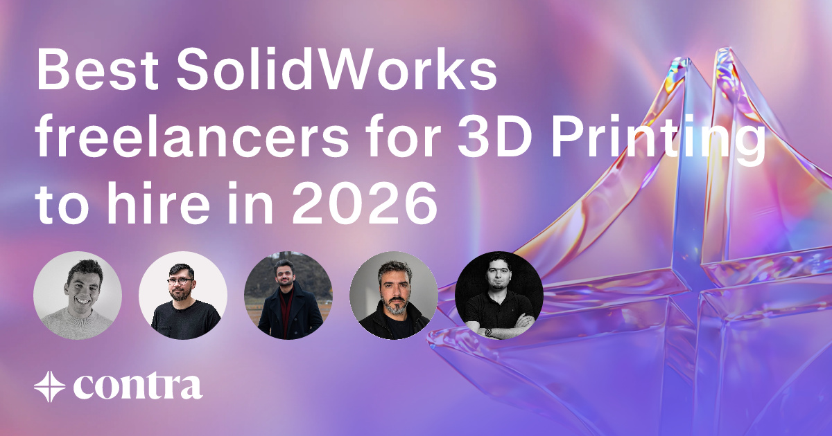 SolidWorks freelancers for 3D Printing