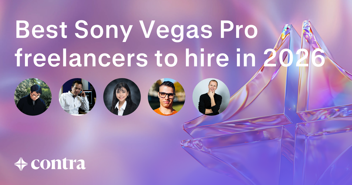 Sony Vegas Pro freelancers