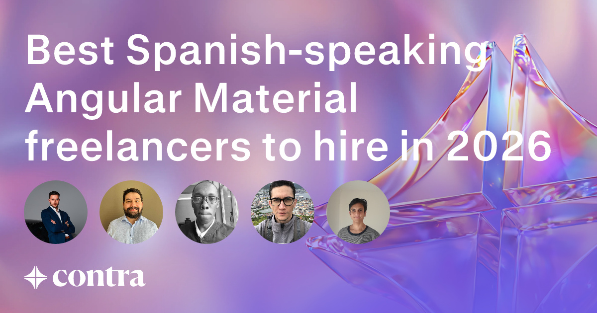 Spanish-speaking Angular Material freelancers