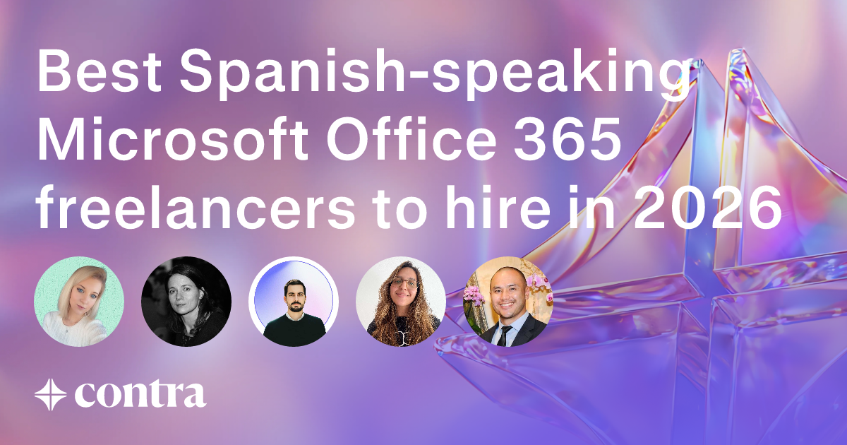 Best Spanish-speaking Microsoft Office 365 freelancers to hire in 2025