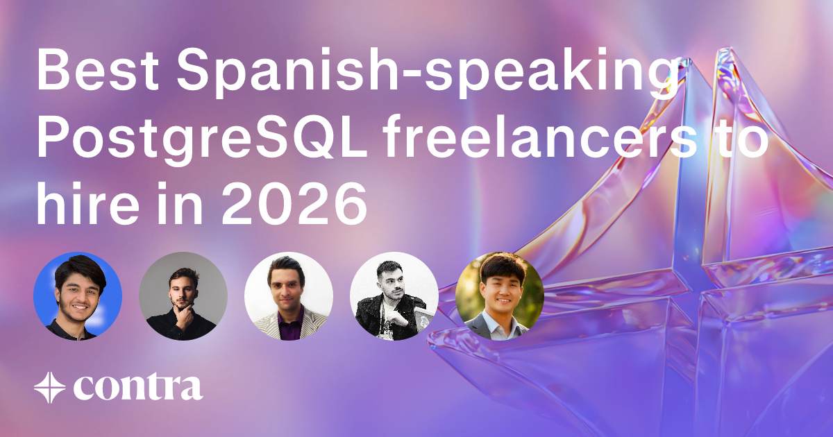 Best Spanish-speaking PostgreSQL freelancers to hire in 2025