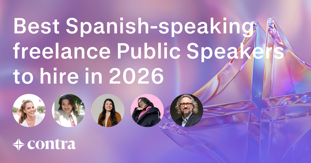 Spanish-speaking Public Speaking freelancers