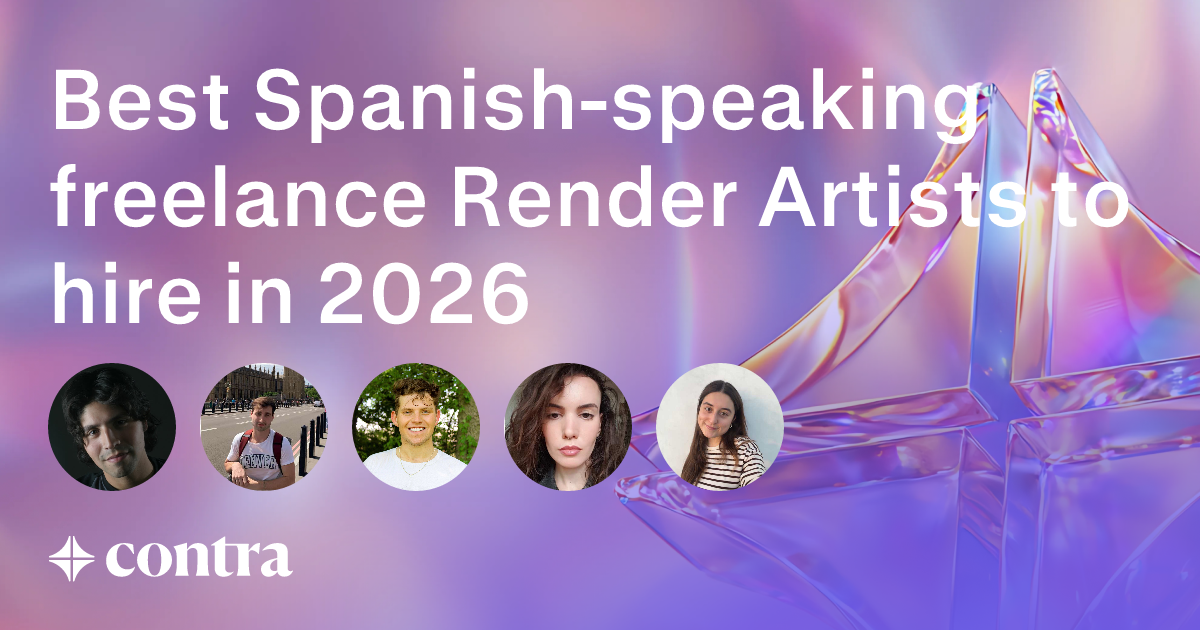 Best Spanish-speaking freelance Render Artists to hire in 2025