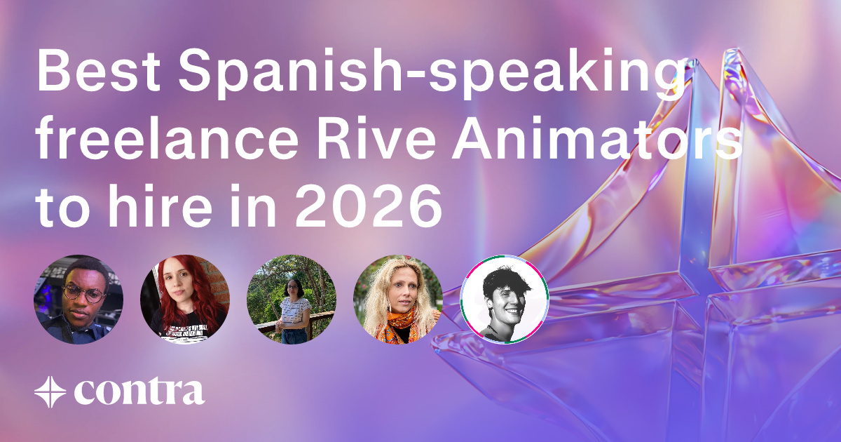 Spanish-speaking Rive Animation freelancers