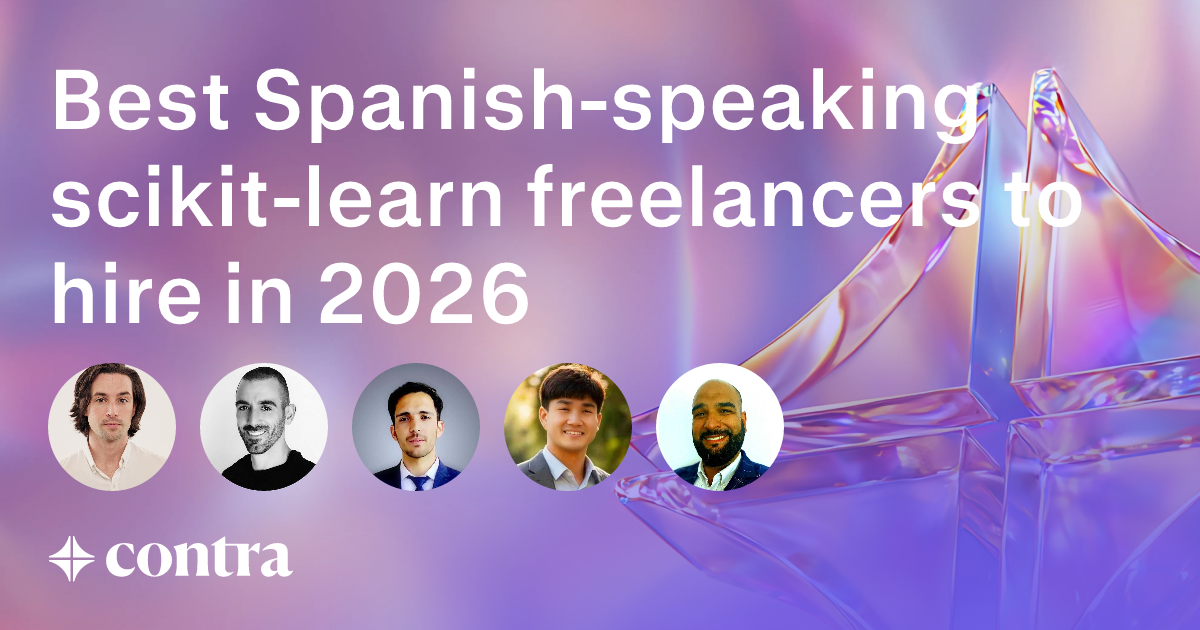 Best Spanish-speaking scikit-learn freelancers to hire in 2025