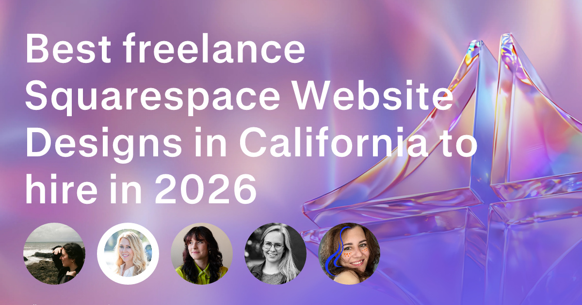 Squarespace Website Design freelancers in California