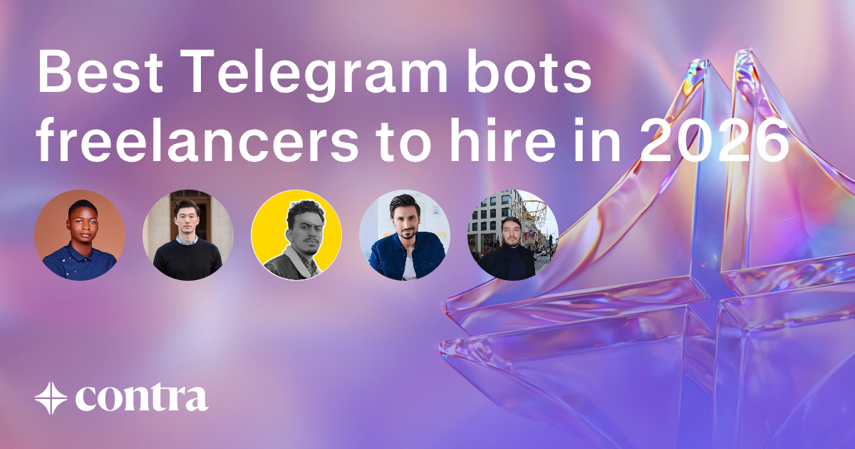 Best Telegram bots freelancers to hire in 2025