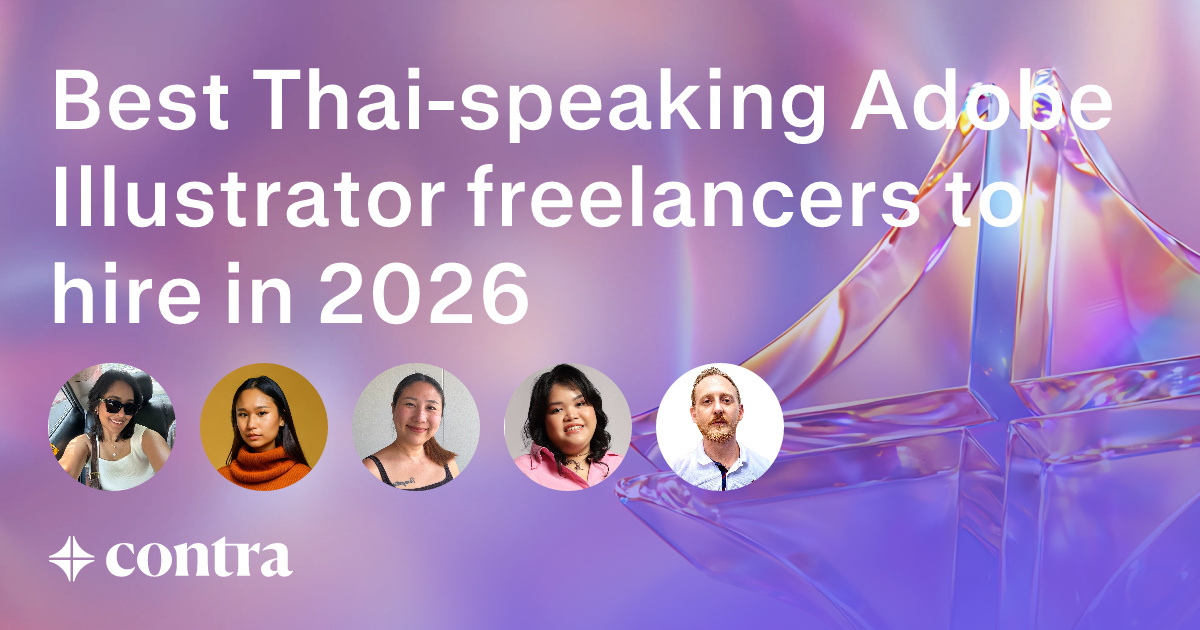 Thai-speaking Adobe Illustrator freelancers