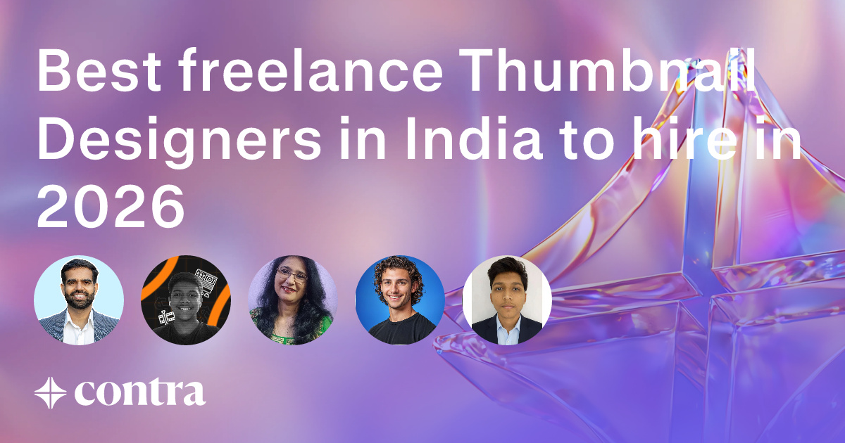 Thumbnail Design freelancers in India