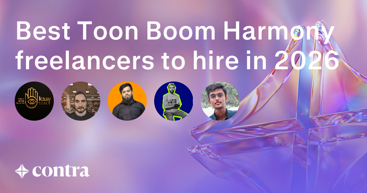 Toon Boom Harmony freelancers