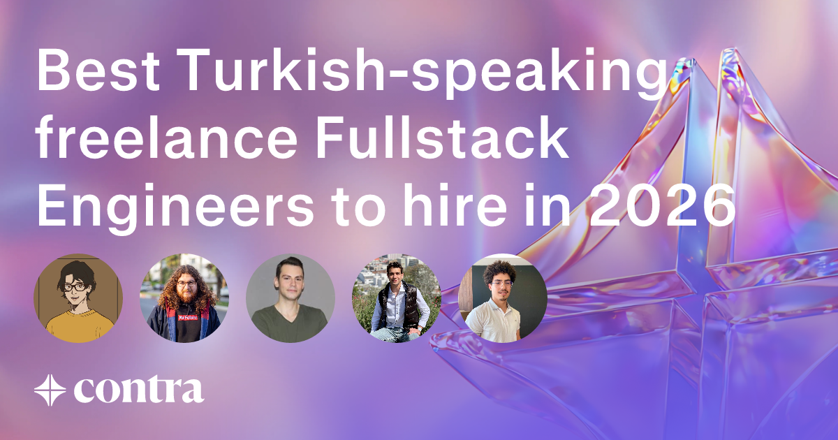 Turkish-speaking Full Stack Development freelancers