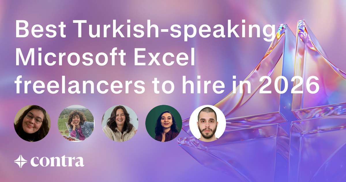 Turkish-speaking Microsoft Excel freelancers