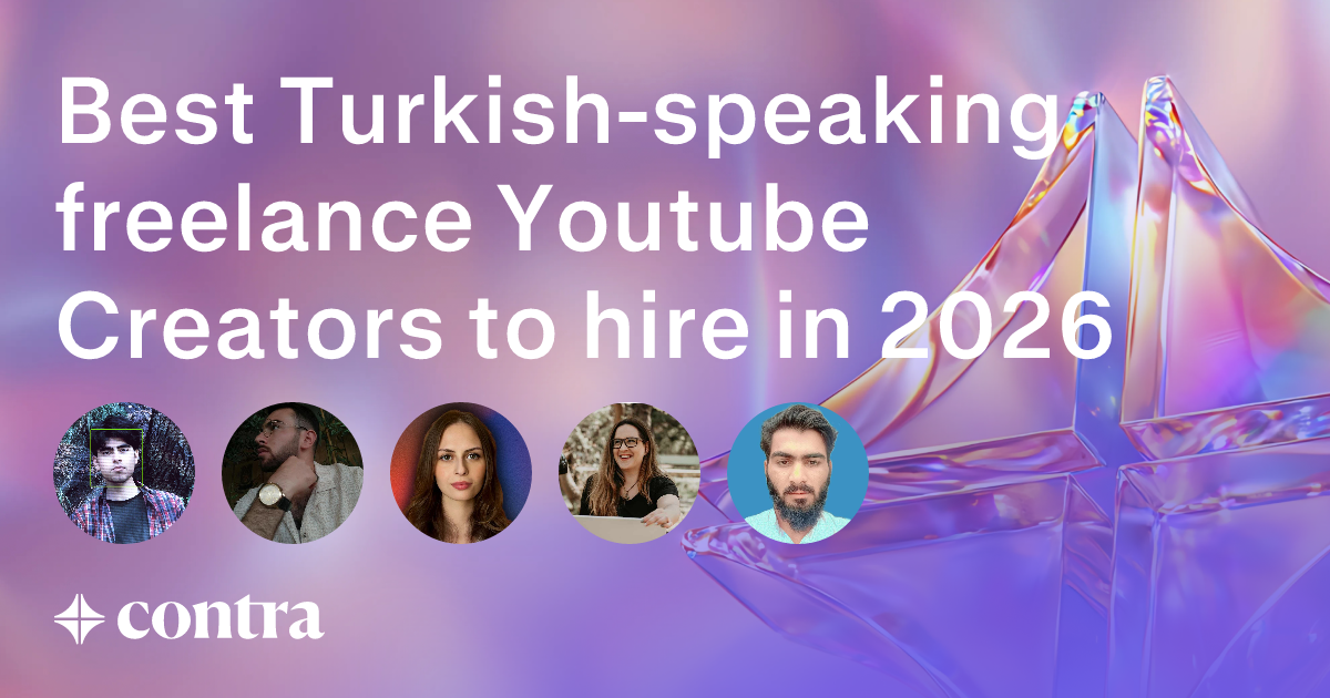Turkish-speaking YouTube Creation freelancers