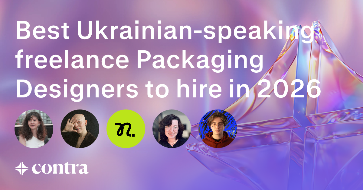 Ukrainian-speaking Packaging Design freelancers