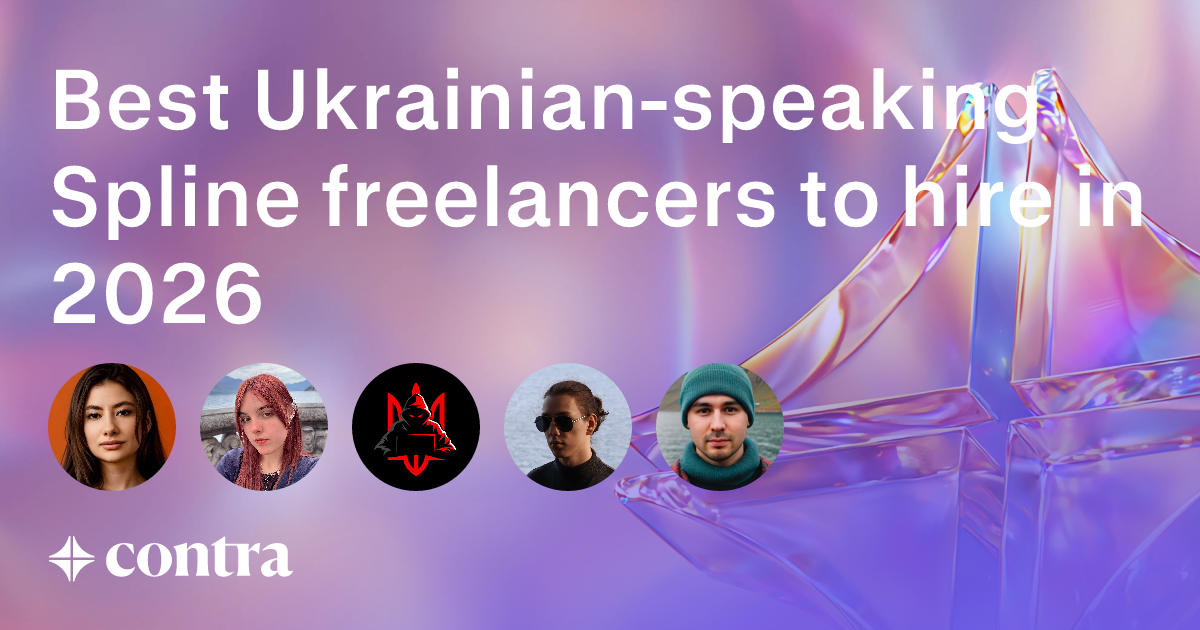 Best Ukrainian-speaking Spline freelancers to hire in 2025