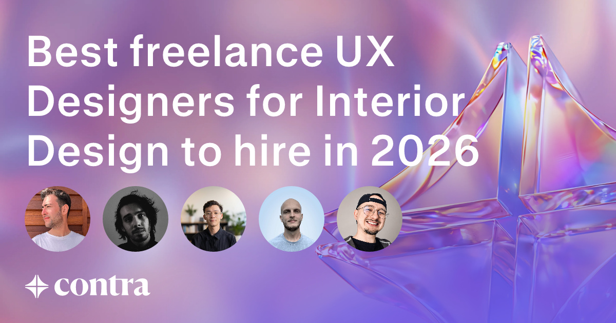 UX Design freelancers for Interior Design
