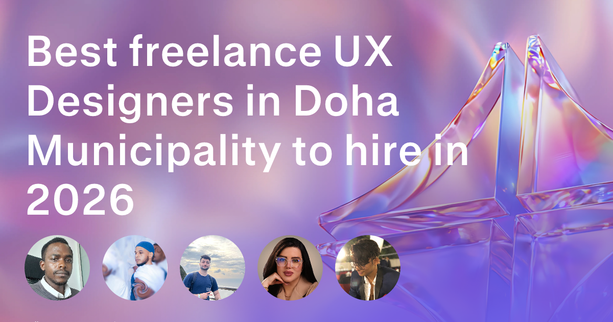 UX Design freelancers in Doha Municipality