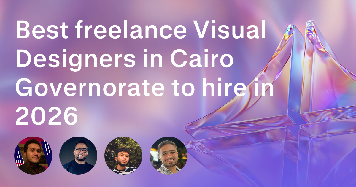 Best freelance Visual Designers in Cairo Governorate to hire in 2025