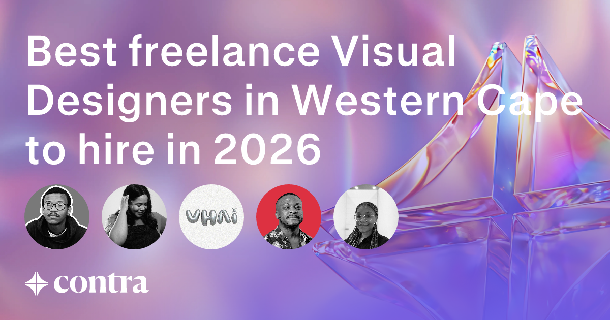 Best freelance Visual Designers in Western Cape to hire in 2025