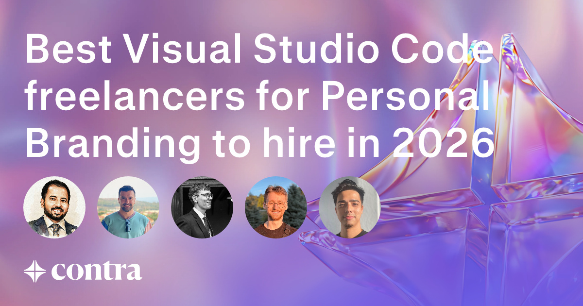 Visual Studio Code freelancers for Personal Branding
