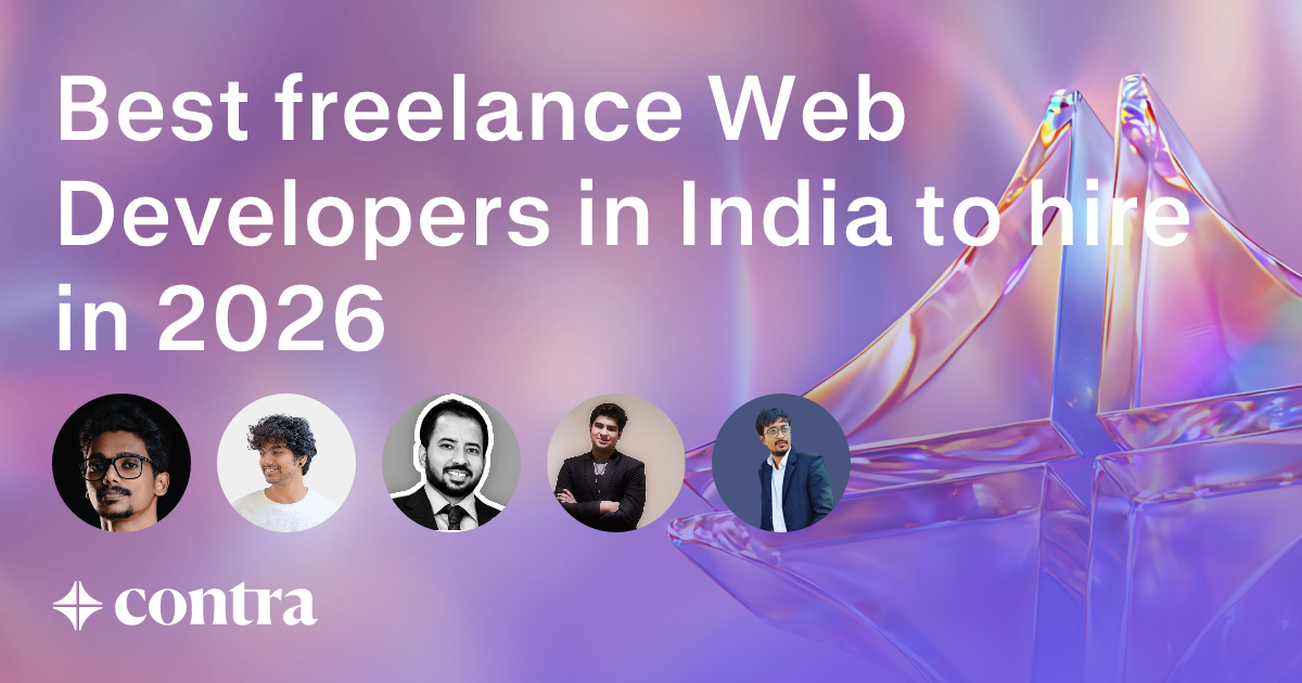 Best freelance Web Developers in India to hire in 2025