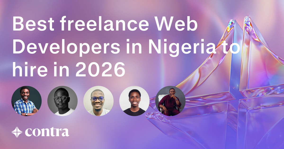 Best freelance Web Developers in Nigeria to hire in 2025
