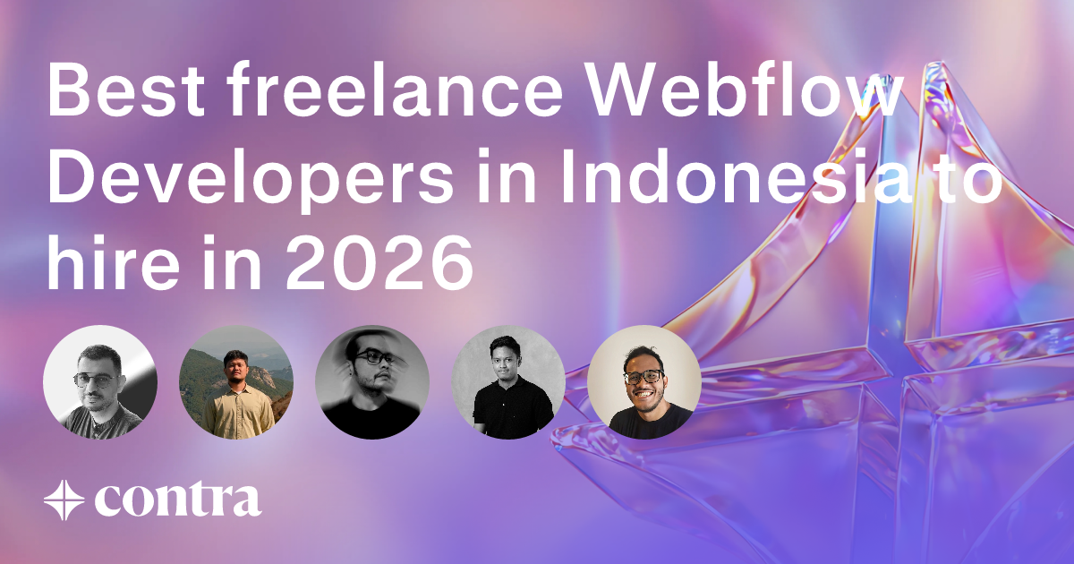 Webflow Development freelancers in Indonesia
