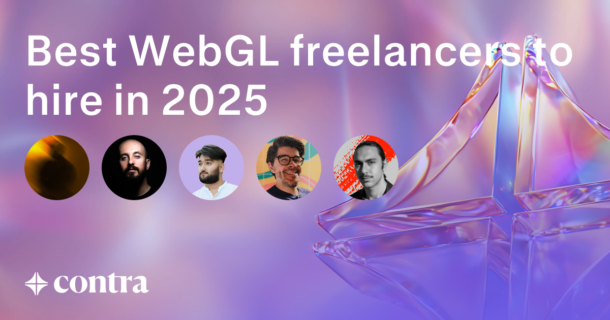 Best WebGL freelancers to hire in 2025