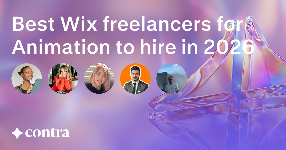 Best Wix freelancers for Animation to hire in 2025