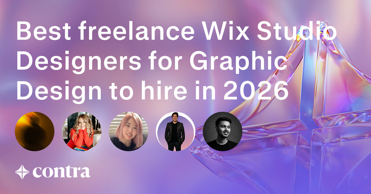 Wix Studio Designer freelancers for Graphic Design