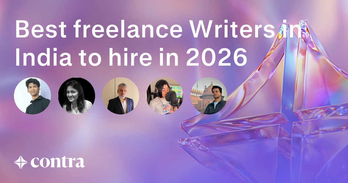 Writing freelancers in India