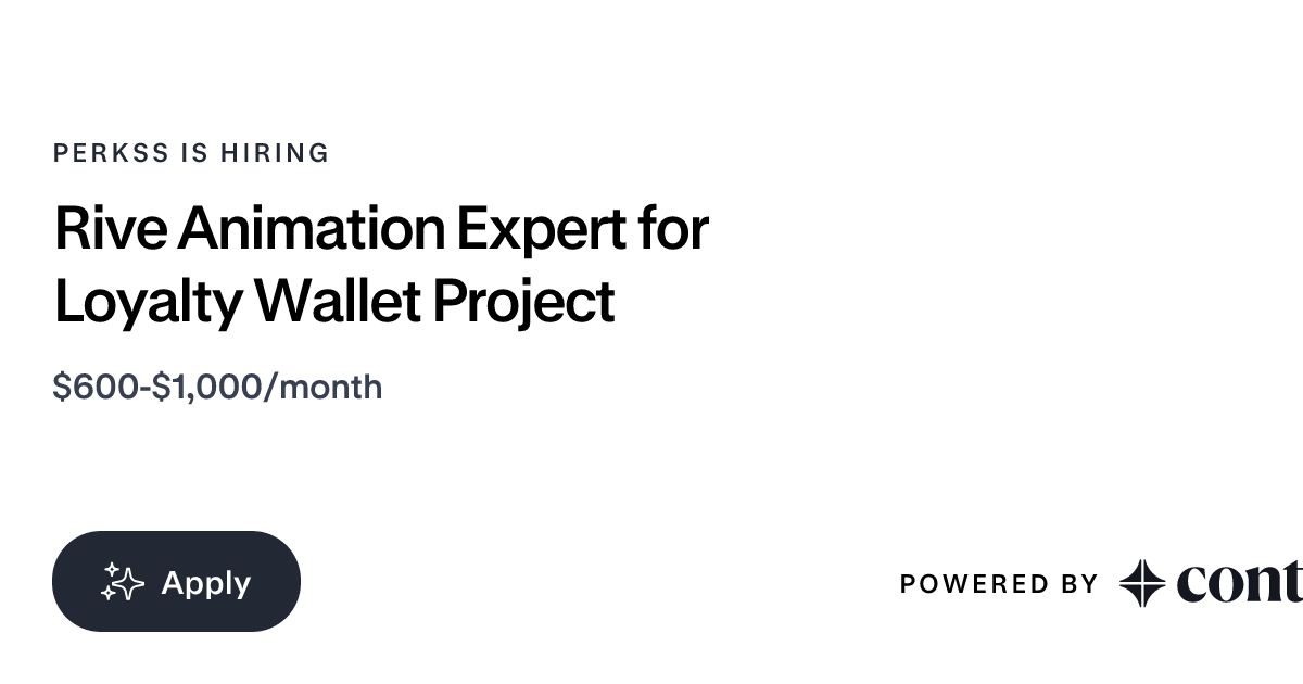 Rive Animation Expert for Loyalty Wallet Project
