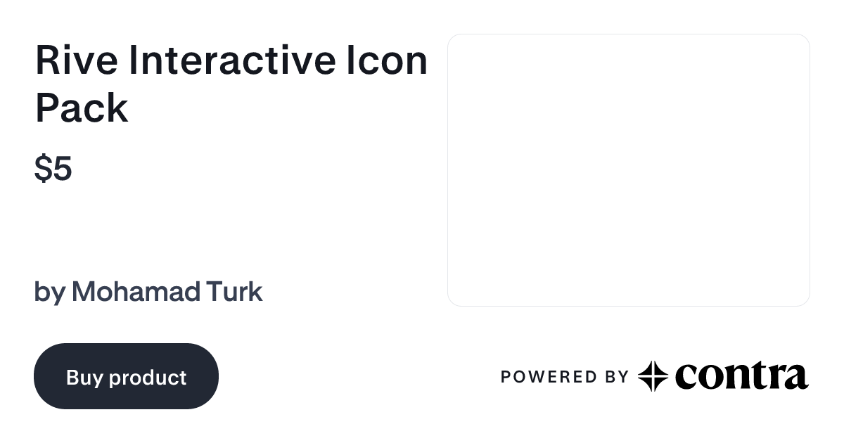 Rive Interactive Icon Pack by Mohamad Turk