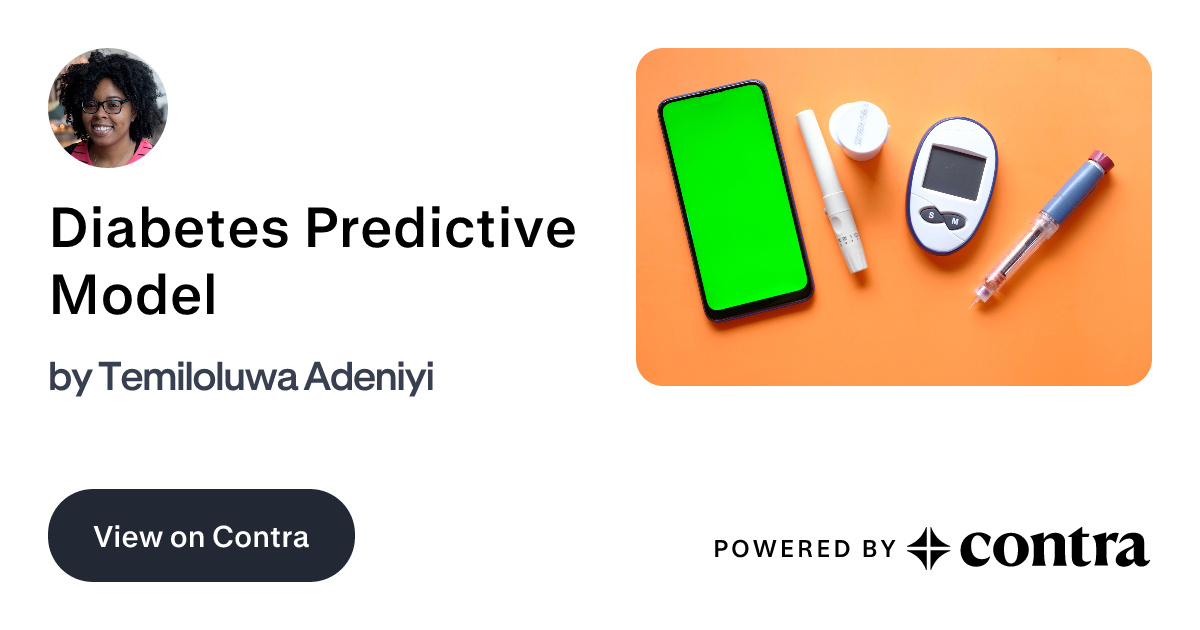 Diabetes Predictive Model by Temiloluwa Adeniyi