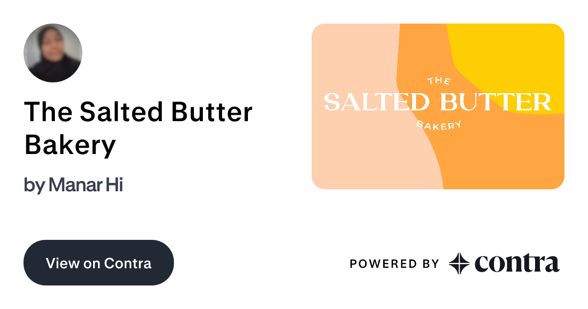 The Salted Butter Bakery by Manar Hi