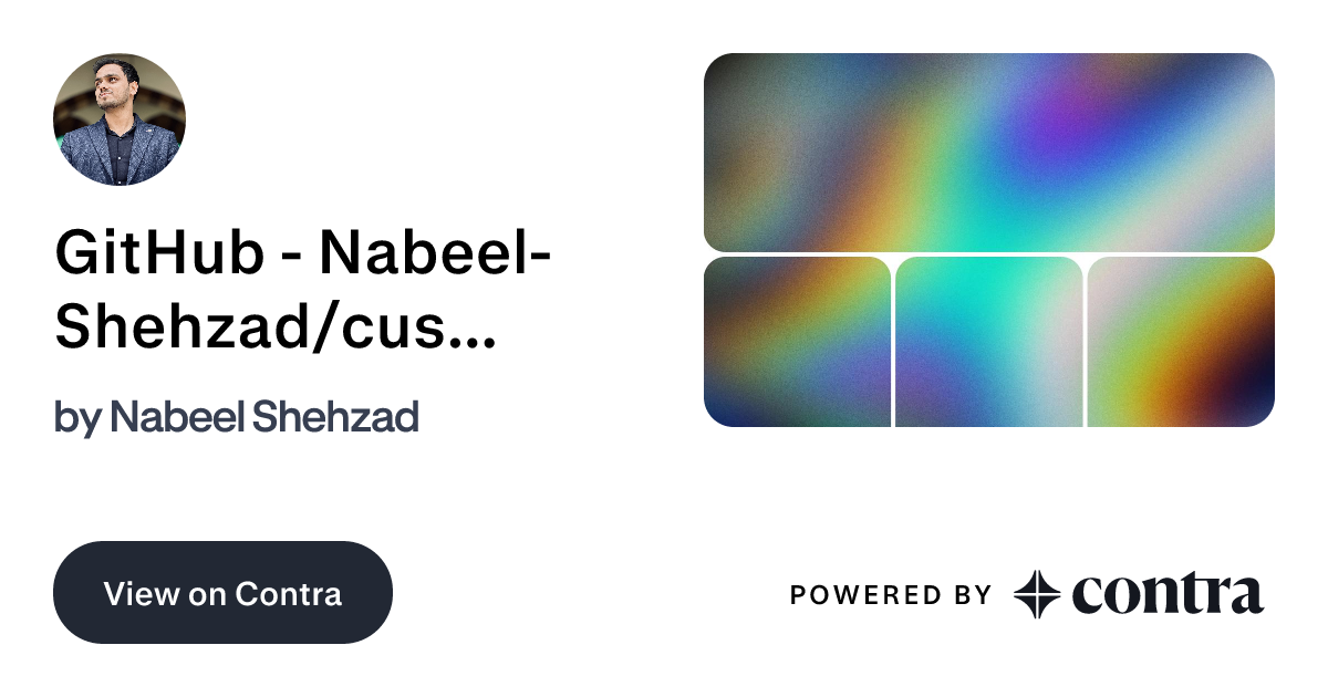 GitHub - Nabeel-Shehzad/customer_management_system by Nabeel Shehzad