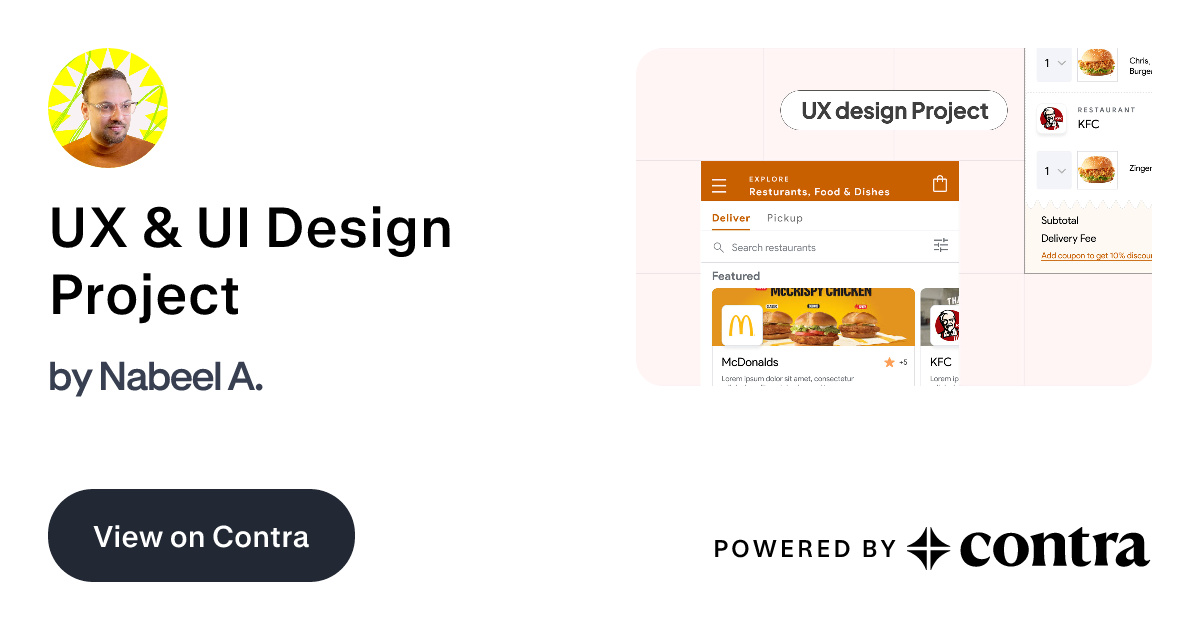 UX & UI Design Project by Nabeel A.