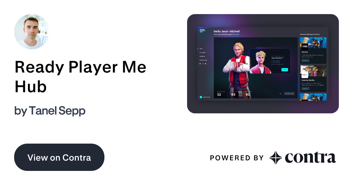 Ready Player Me Hub by Tanel Sepp