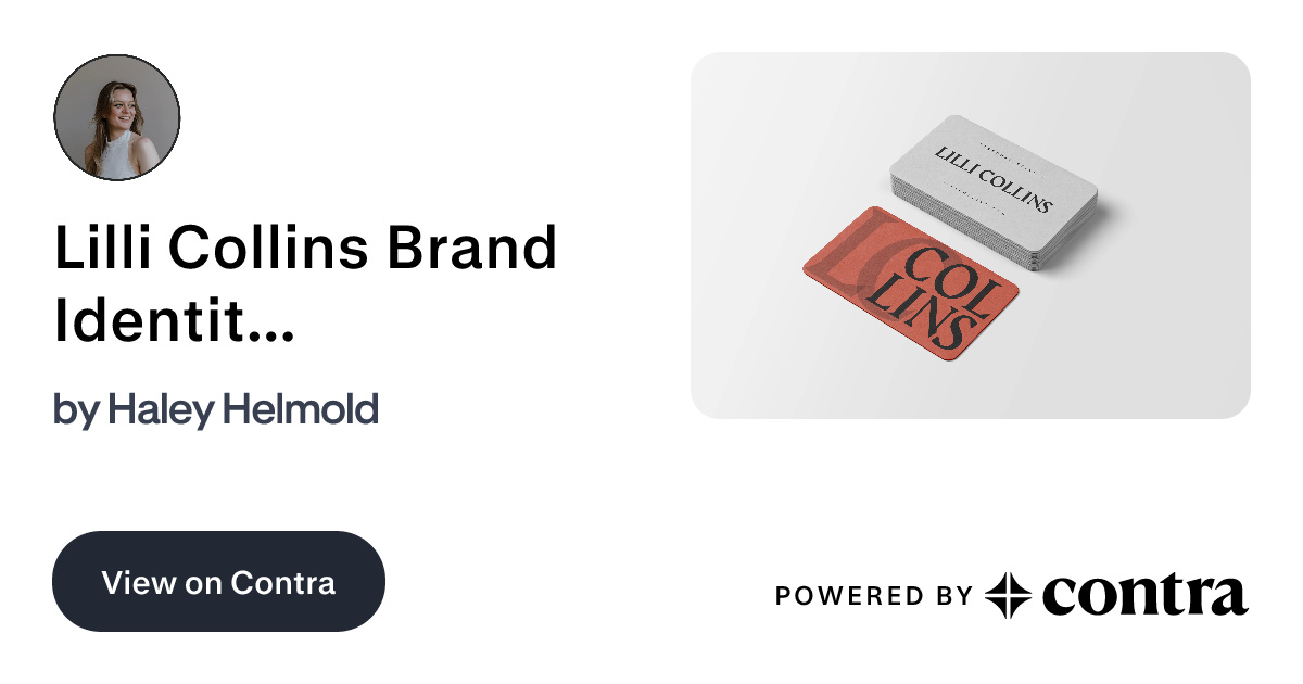 Lilli Collins Brand Identity Design by Haley Helmold