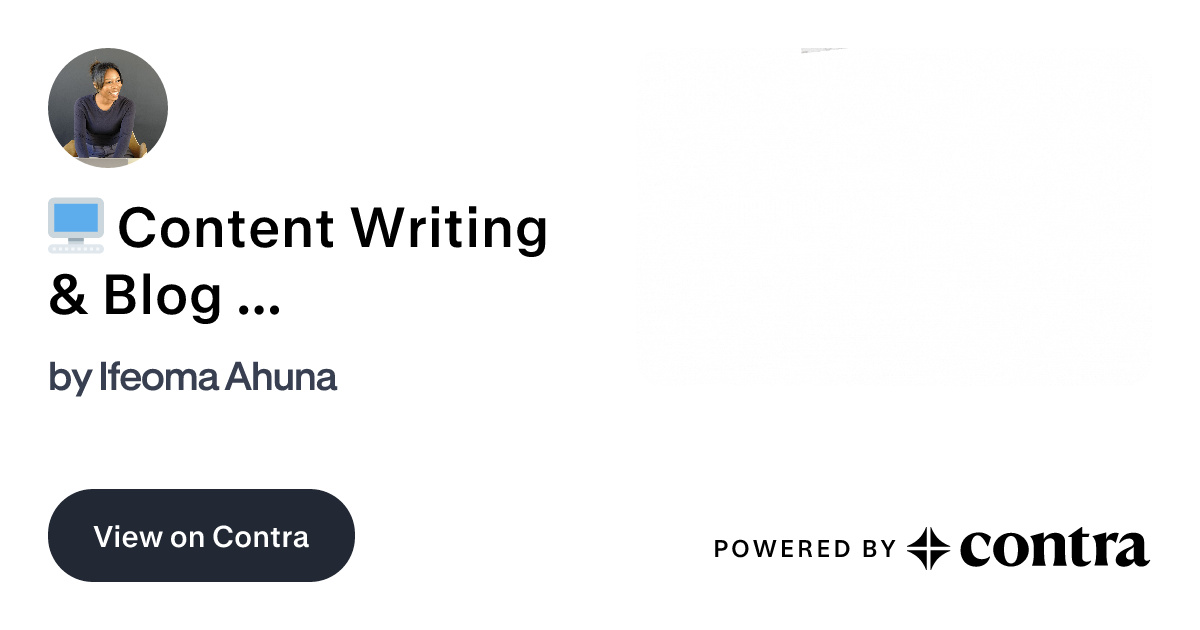 🖥️ Content Writing & Blog Editing | People's Revolt by Ifeoma Ahuna